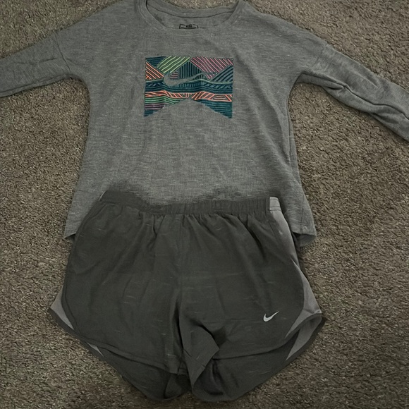 Nike | Other | Nike Girls Dri Fit Shorts And Thermal | Poshmark